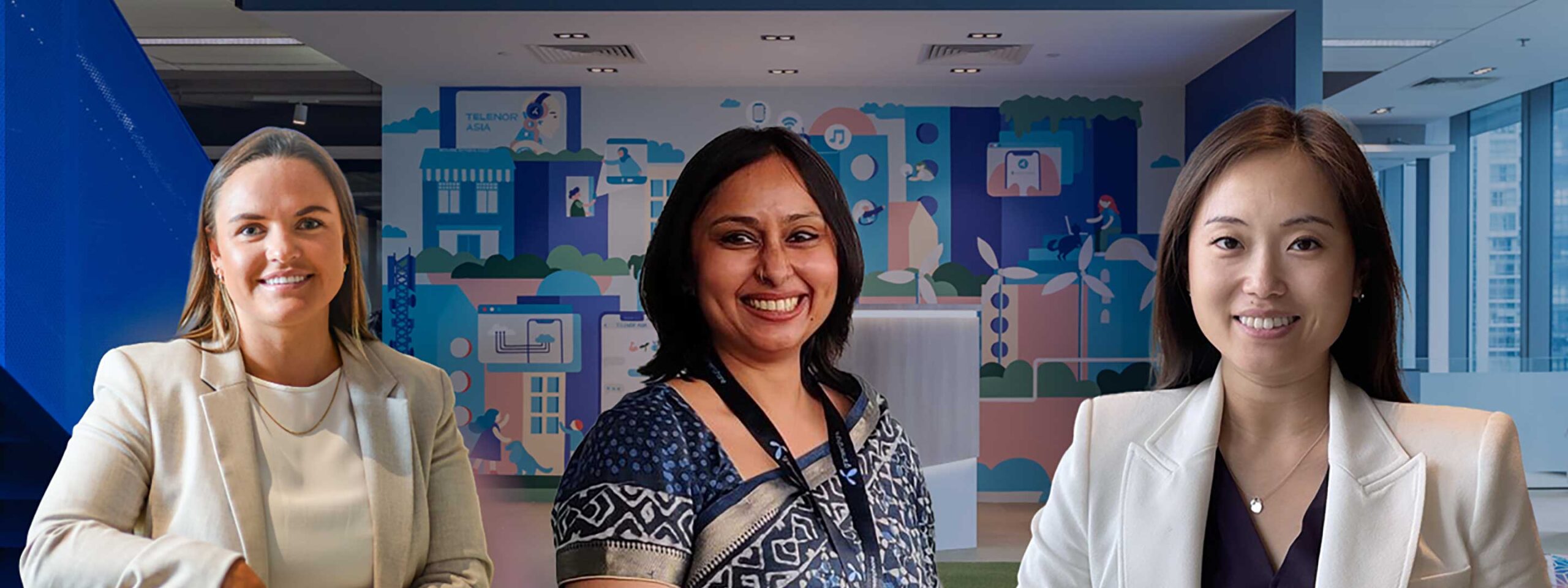 Telenor Asia in action: Three strong women leaders paving the path in ...